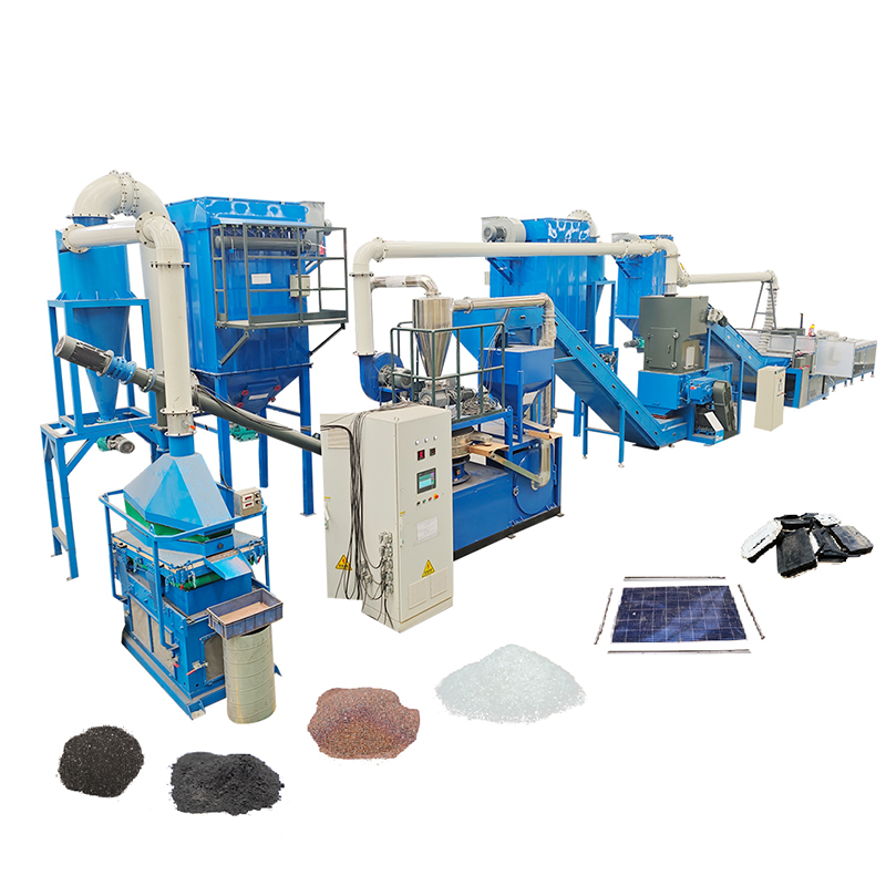 Solar Panel Crushing and Recycling Line - Solar Panel Recycling Machine