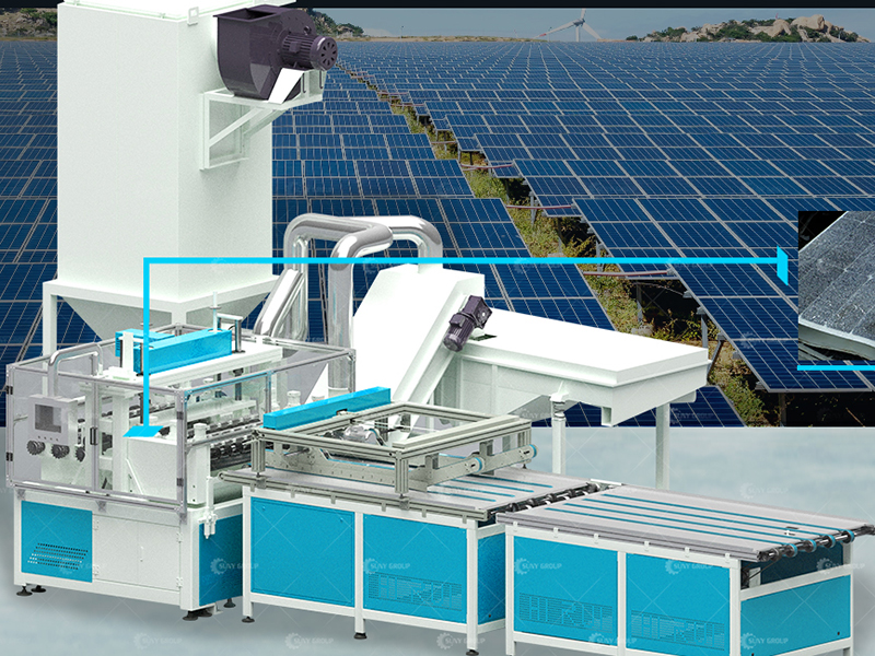 Bifacial Solar Module Glass Recovery System - Solar Panel Recycling Machine